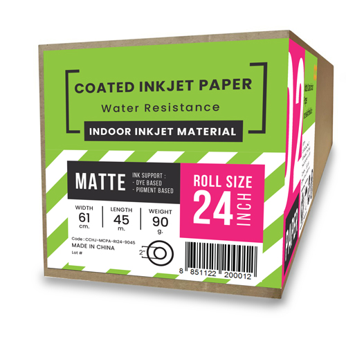 กระดาษอิงค์เจ็ทเคลือบด้าน (Matte Coated InkJet Paper) 90 แกรม A1-24 ...